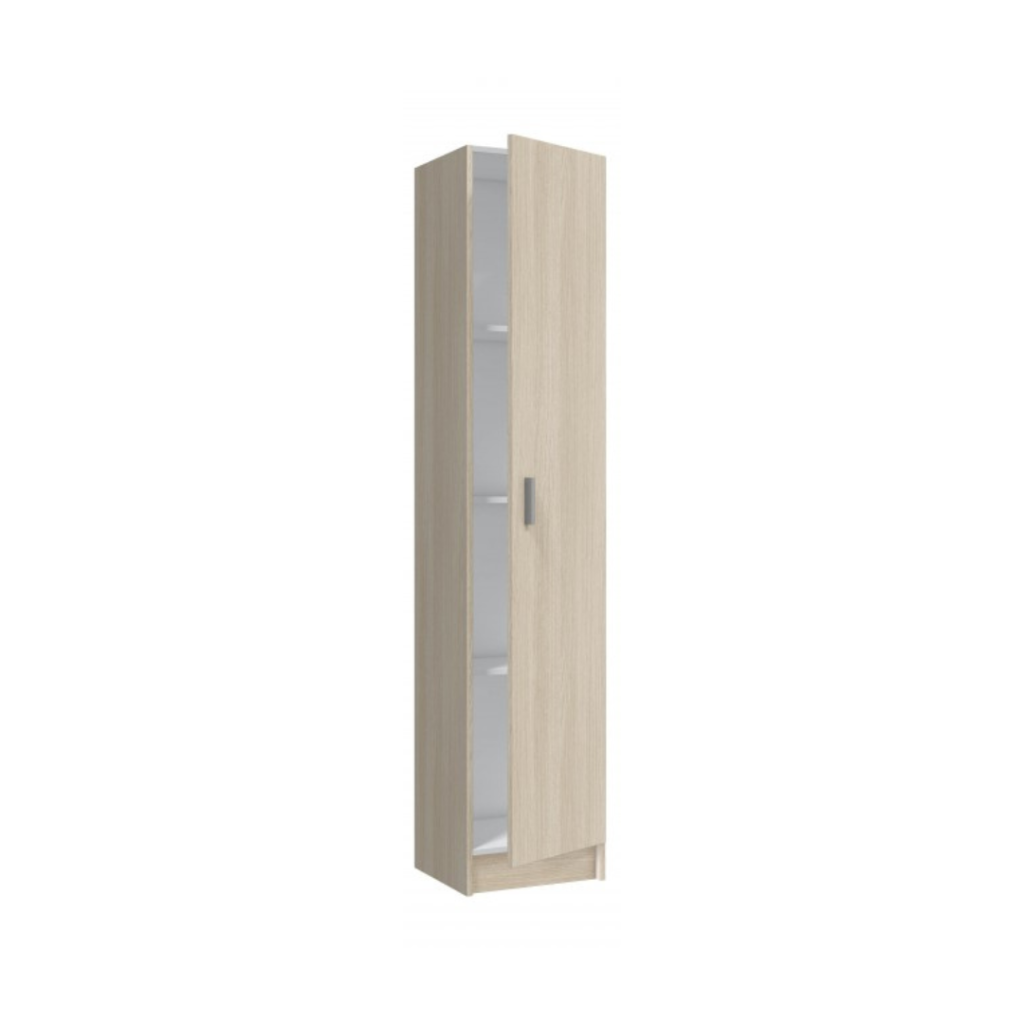 MULTISOS ARMOIRE DE RANGEMENT ROBLE BOIS 1 PORTE - Yatout Home
